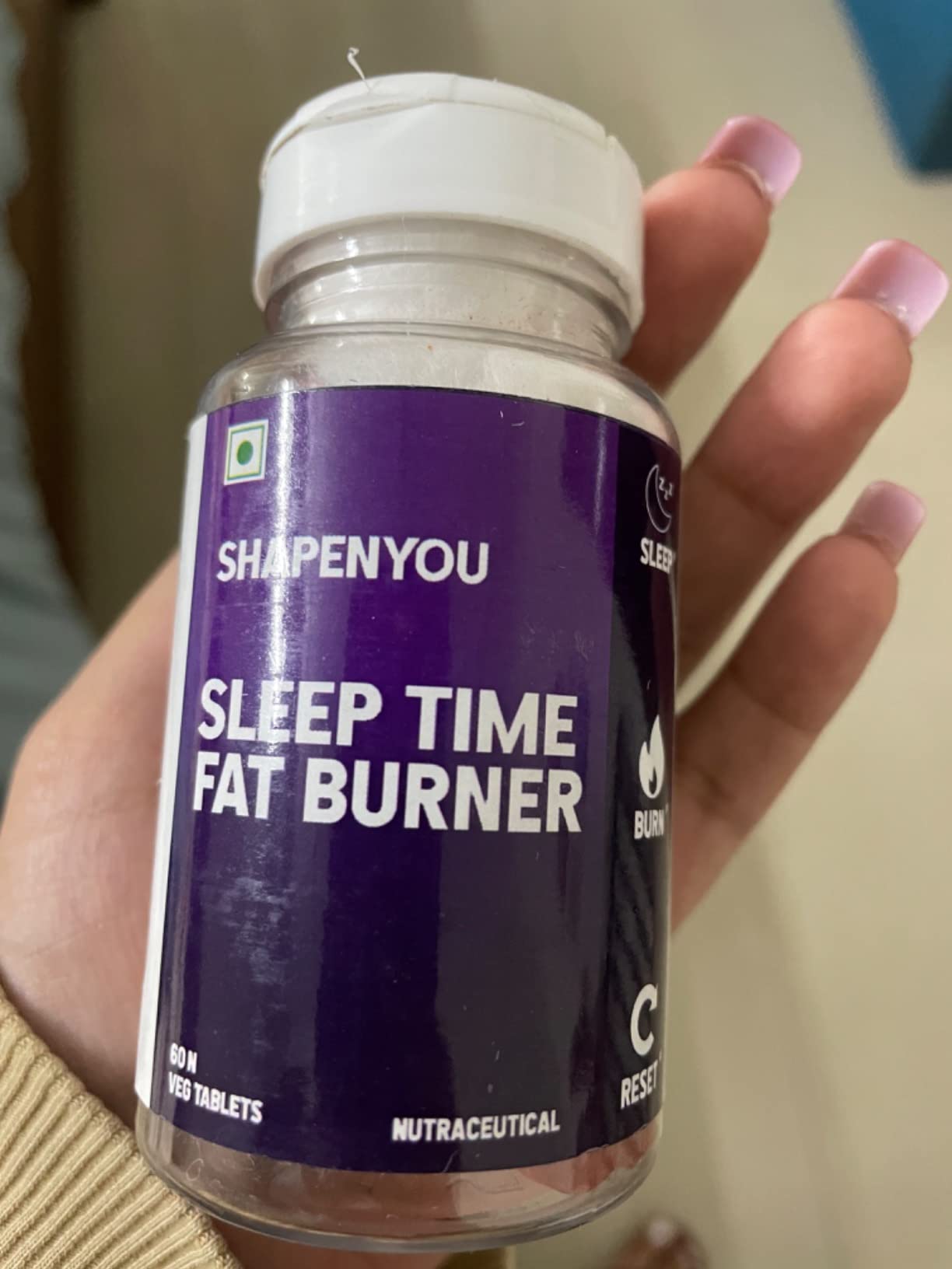 Shapen You Sleep Time Fat Burner With L Carnitine For Weight Loss and ...