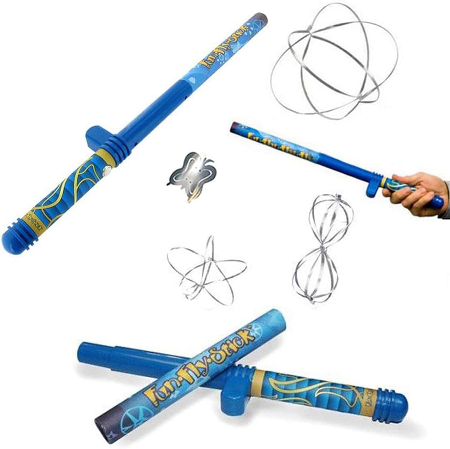 Amazon.com: Science Fun Flying Stick Magic Blue Static Stick 10 Flying ...