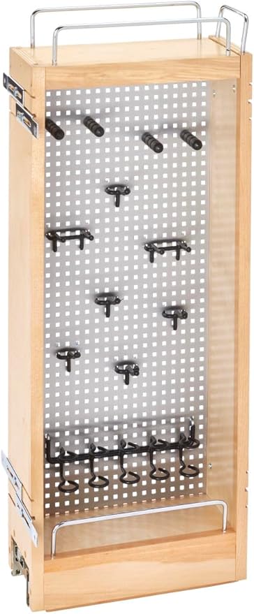 Amazon.com: Rev-A-Shelf Wood Wall Cabinet Stainless Steel Pull Out ...