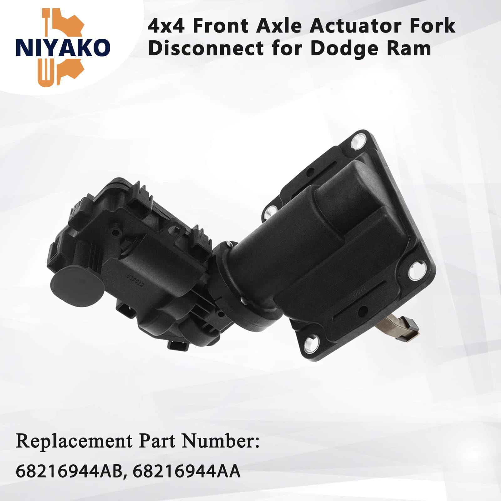 Snapklik.com : 4x4 Front Axle Actuator Fork Disconnect Assembly ...