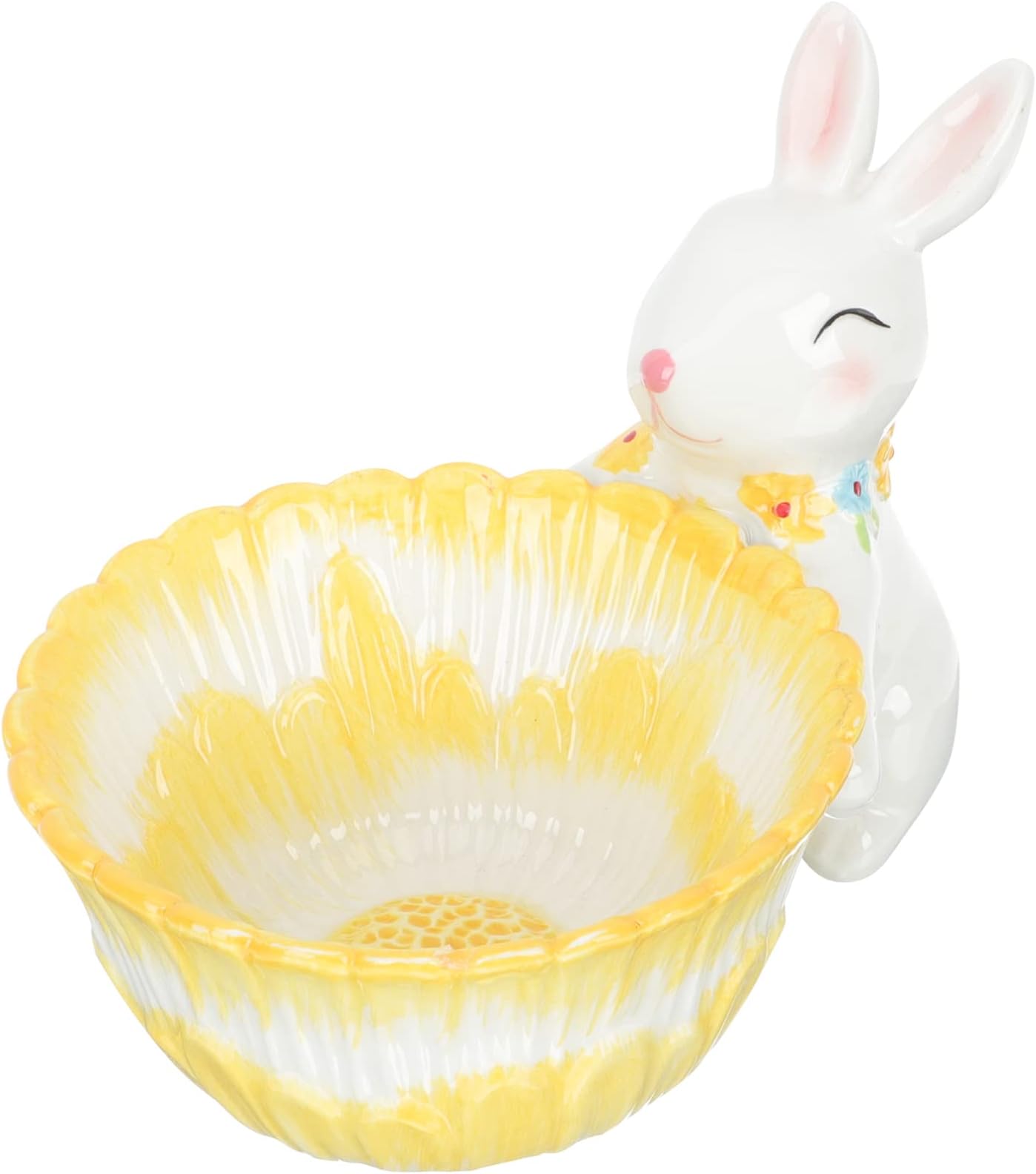Amazon.com | Didiseaon Easter Bunny Candy Bowl Ceramic Rabbit Bowl ...