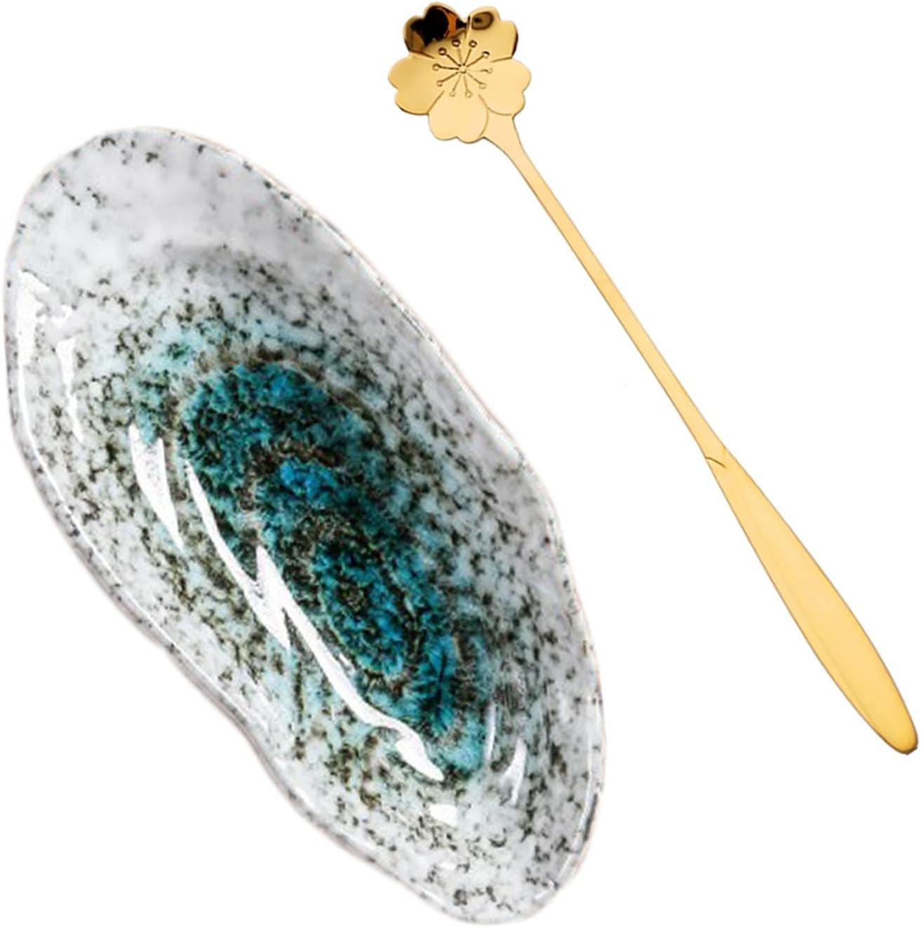 Amazon.com: Ceramic Spoon Rest Cooking Spoon Holder for Kitchen Counter ...