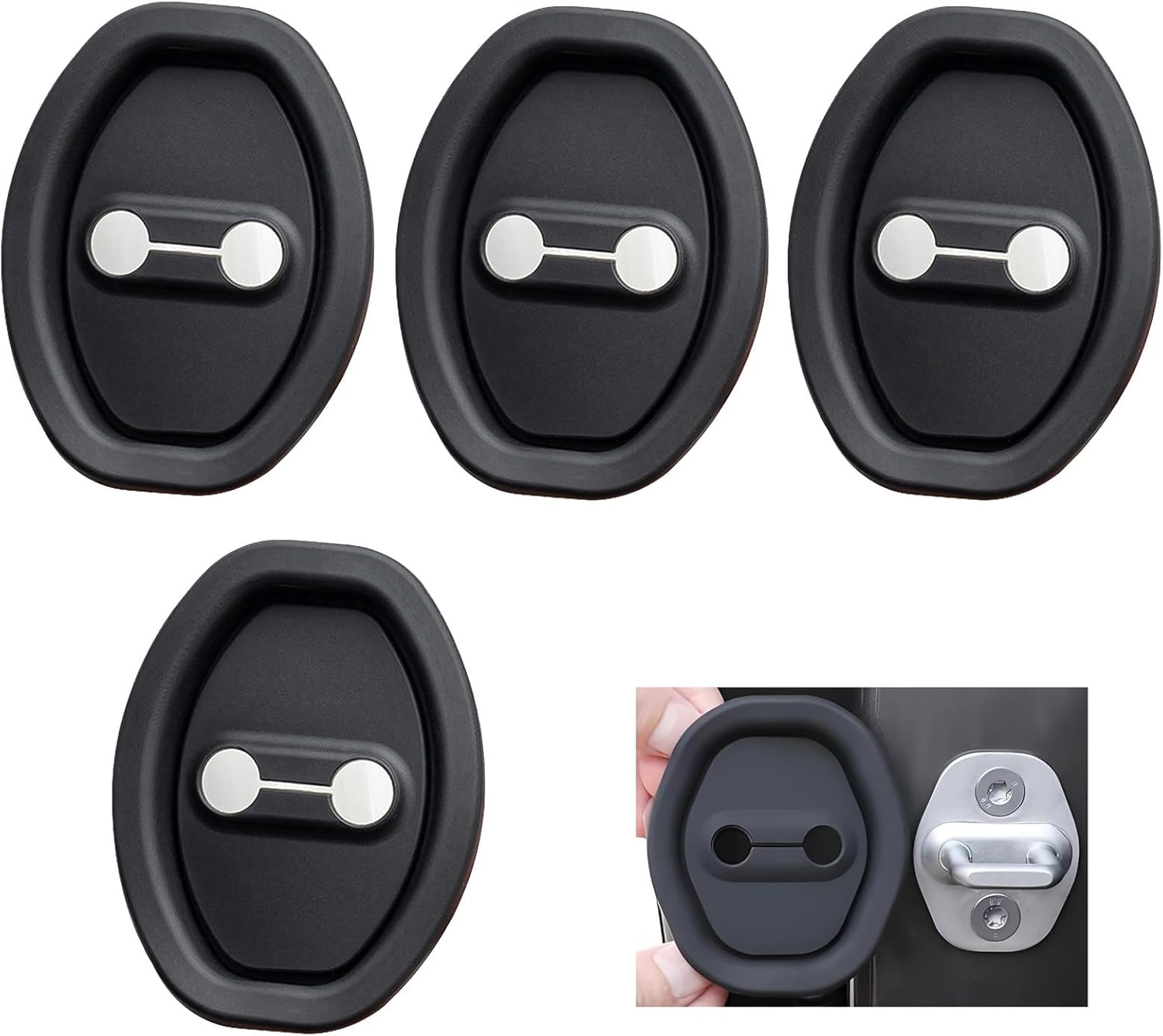 Amazon.com: LIUBAIWAN 4PCS Car Door Lock Silicone Cover for Nissan ...
