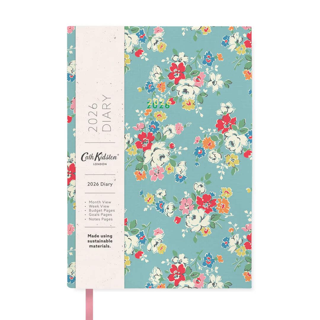 Ohh Deer 2026 Diary Cath Kidston - Cloth Bound A5 Week to View Diary ...