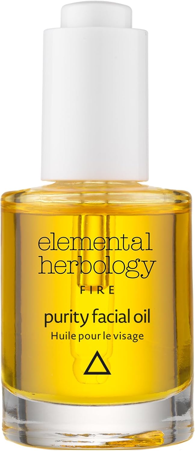 Elemental Herbology Purity Facial Oil, 20ml - Purifying Facial Oil for Oily Skin with ...