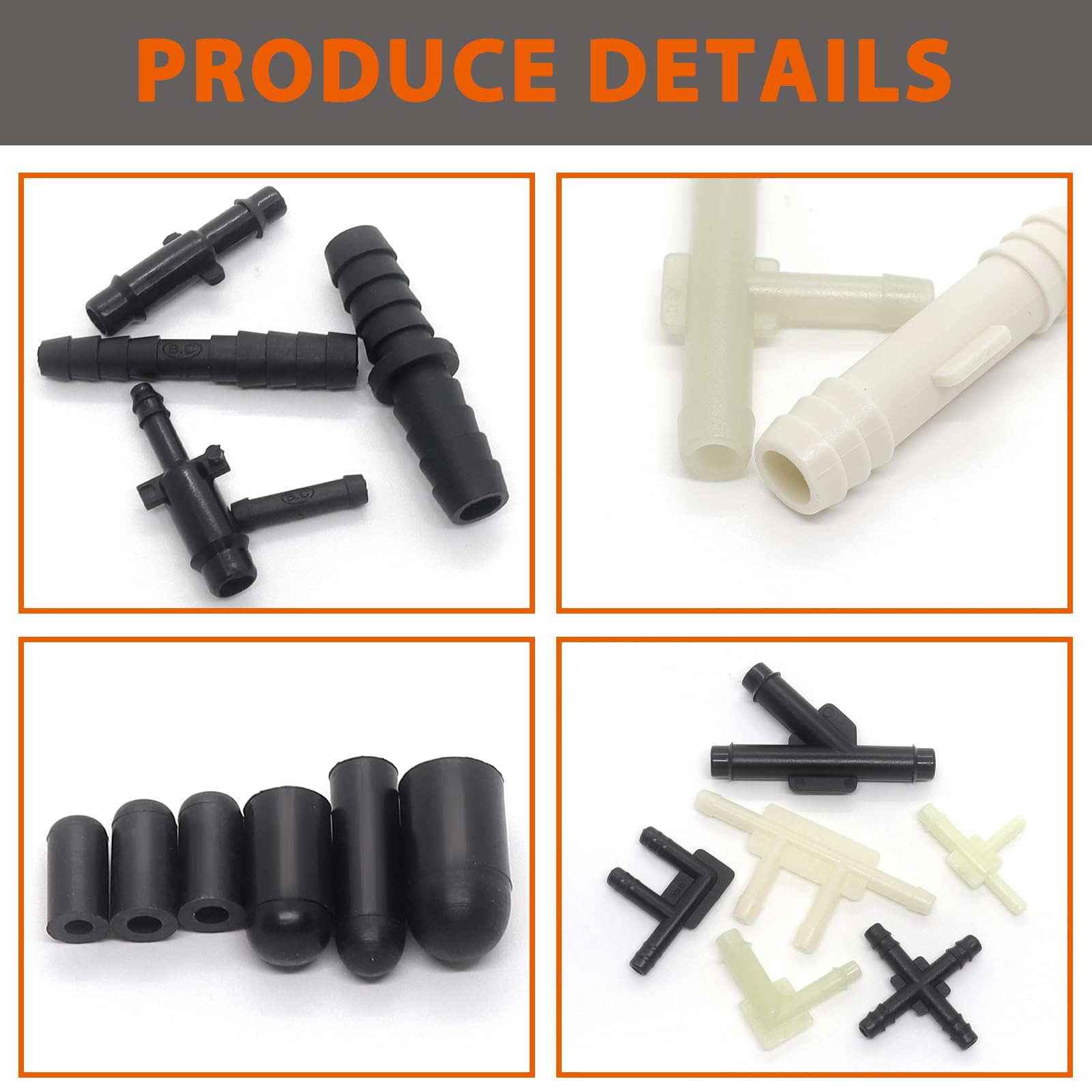 Vacuum Hose Connectors 248-Piece Automotive Vacuum Tubing Connector ...