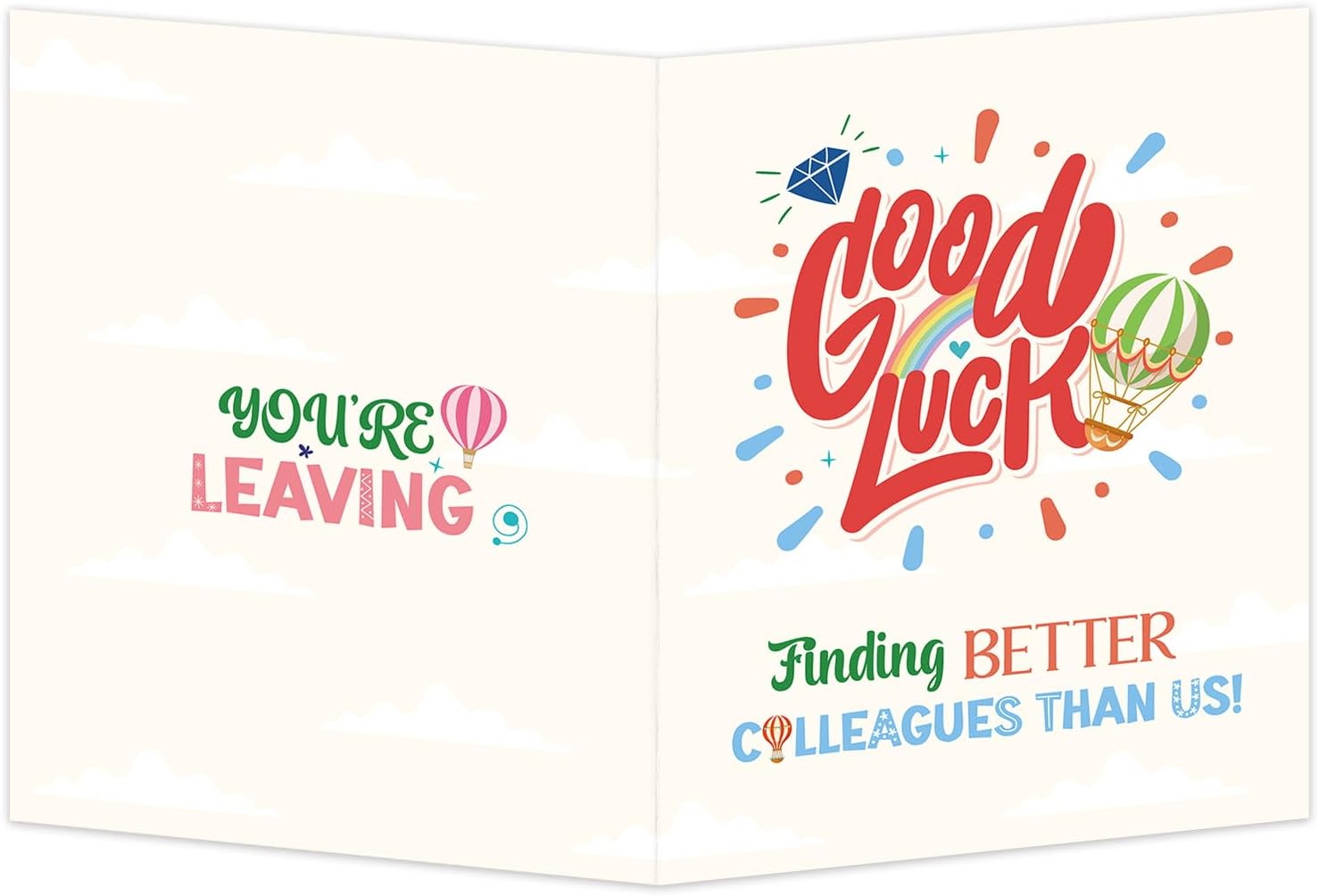 Large Farewell Greeting Card, 11x17.3 Inch Jumbo Going Away Cards ...