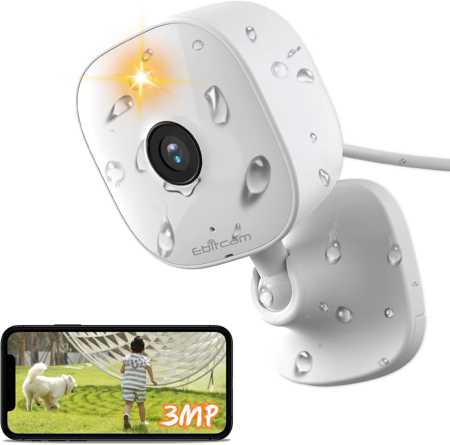 Buy CP PLUS 3MP Bullet Wireless Outdoor Security Camera | 1296P ...