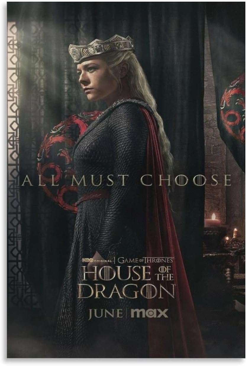 Amazon.com: House of The Dragon Season 3 Movie TV Series Poster Poster ...