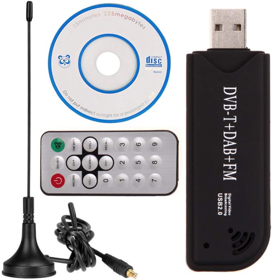 Watchwe HDTV Digital FC0012 USB2.0 RTL2832U SDR Tuner Dongle Stick DVB ...