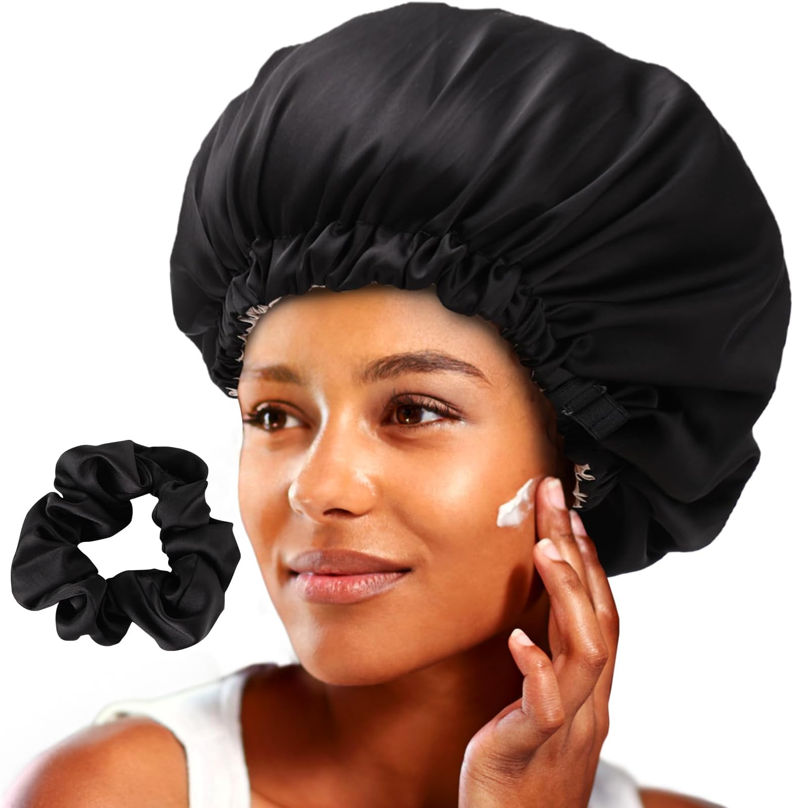 Amazon.com : Years calm Silk Bonnet for Sleeping Women, Double Layer ...
