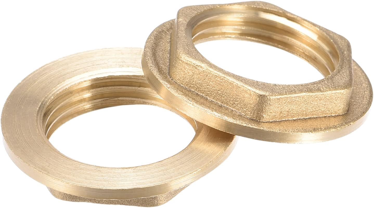 Brass Replacement 1/2" BSP Flanged Metal Tap Backnut - 1 Pair : Amazon ...