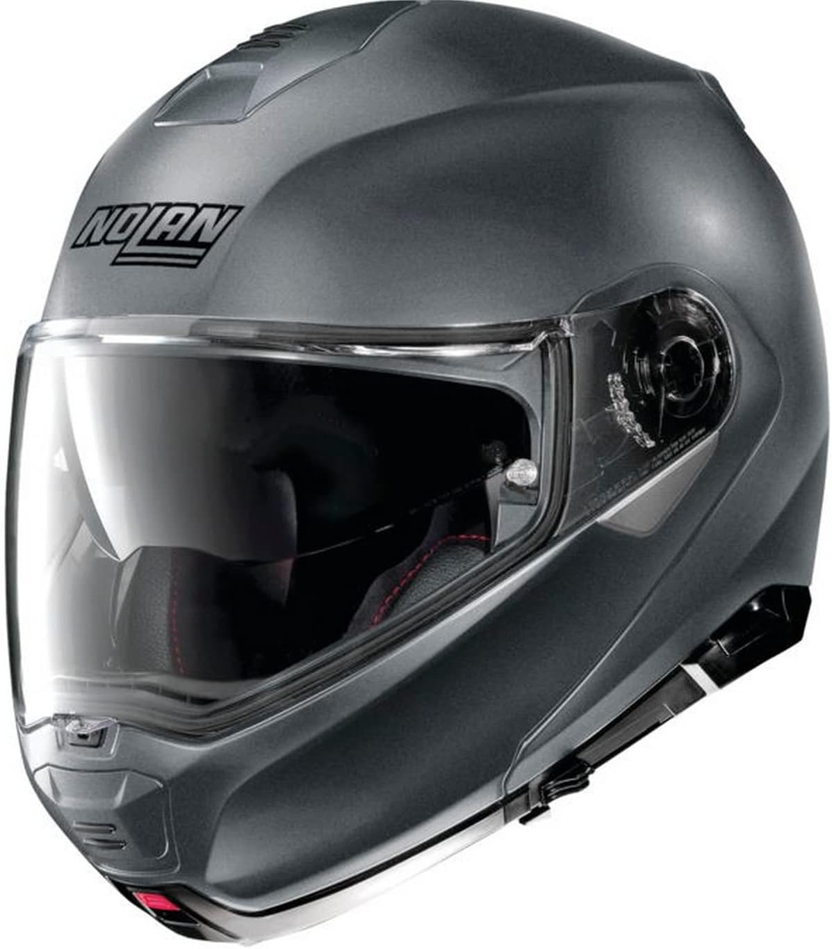 Amazon.com: Nolan N100-5 Solid Modular Motorcycle Helmet Flat Vulcan ...
