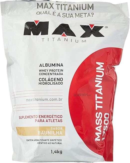 Max Titanium Mass Titanium 17500-1400 G Refil Baunilha : Amazon.com.br ...