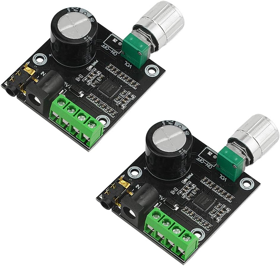 Amazon.com: PAM8610 Dual Channel DC 12V Pure Digital Audio Stereo ...
