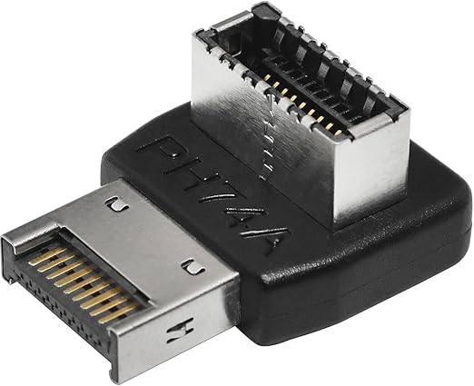 Amazon.com: LUORNG Right Angle USB Type E Adapter USB3.1 Type E Header ...