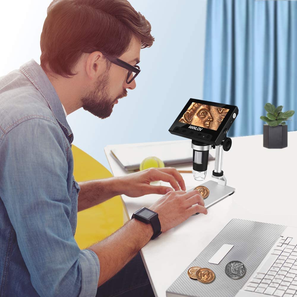 Microscopio digital LCD, micr...B084HJ44J5 | Encarguelo.com