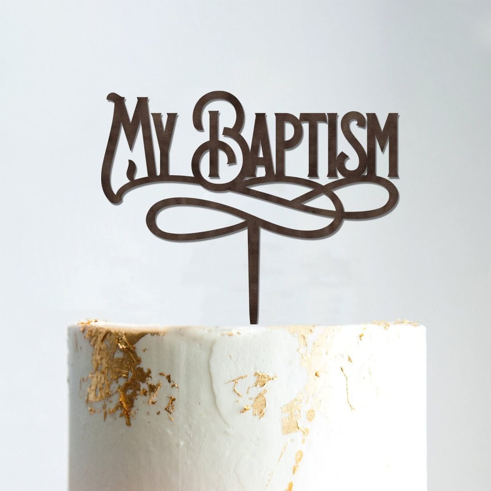 Buy Christening Cake Topper Baptism Cake Topper Cake Topper Cross Cake ...