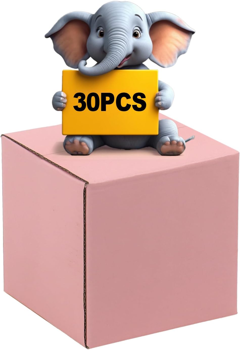 Amazon.com: Small Shipping Boxes 4x4x4 Inch, 30 Pack Pink Corrugated ...