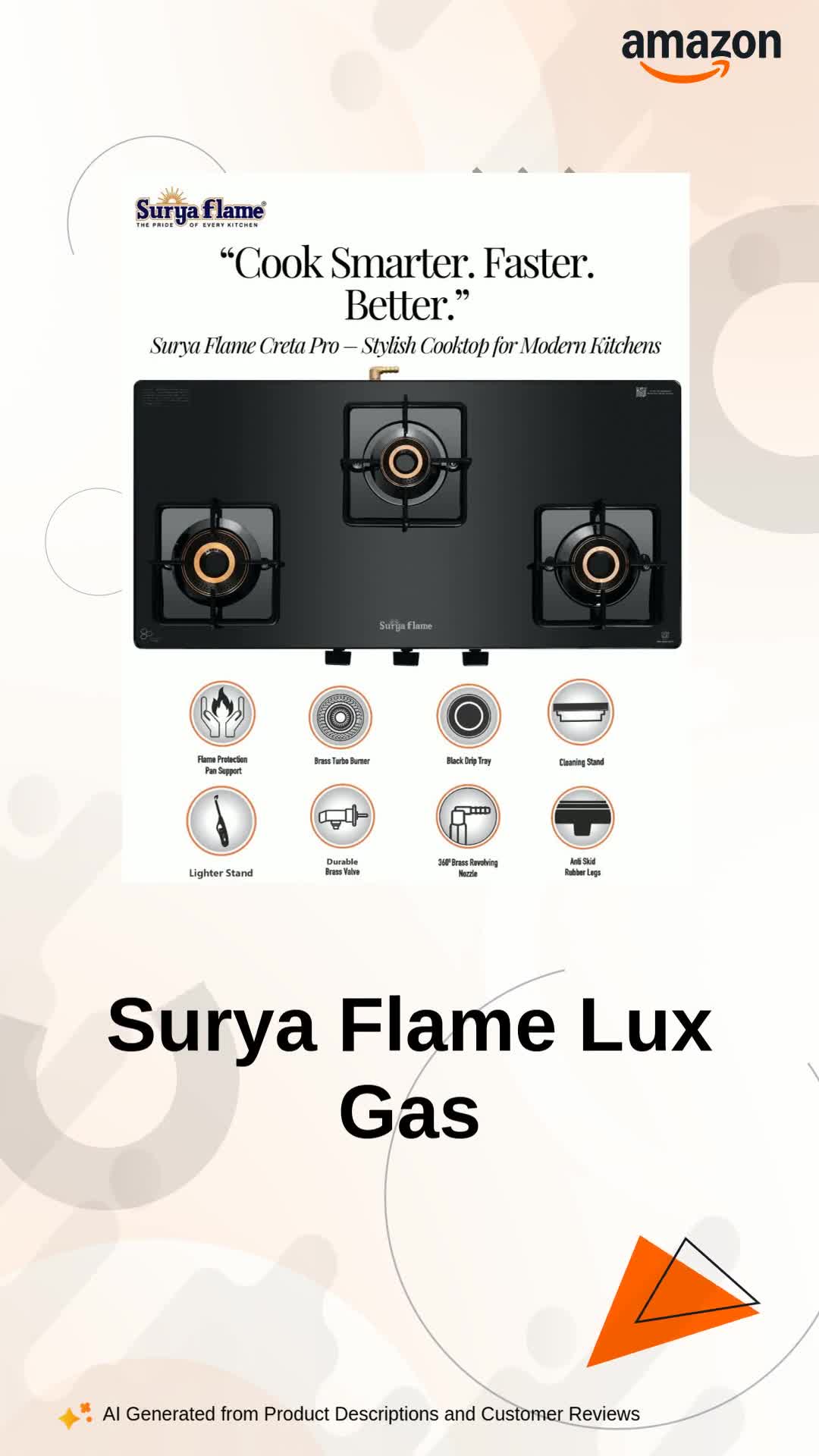Watch Surya Flame Lux Gas on Amazon Live