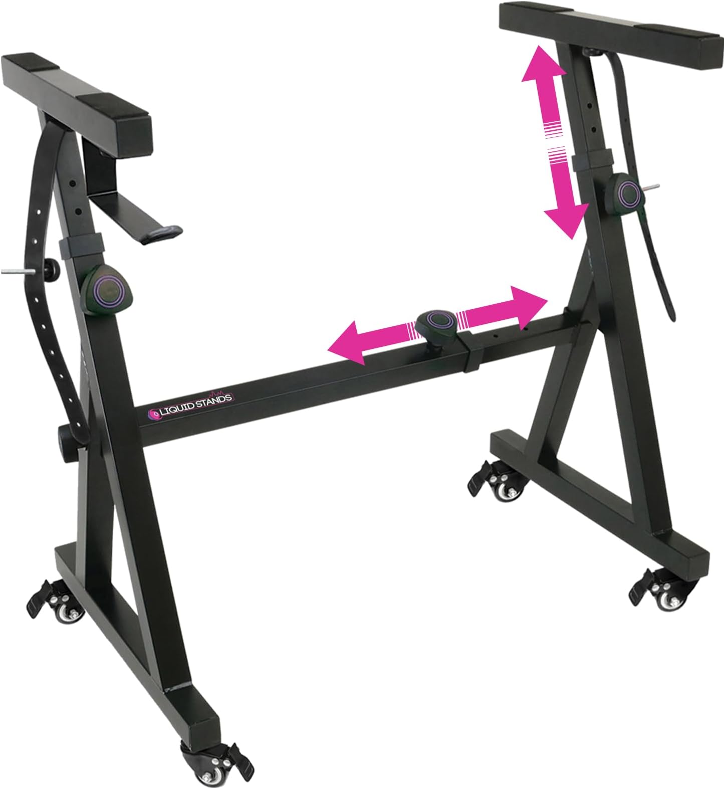 Amazon.com: On-Stage MIX-400 V2 Mobile Mixer Stand: Rolling platform ...