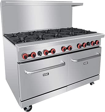 Amazon.com: KITMA 60’’ Commercial Ranges - 10 Burners Liquid Propane ...