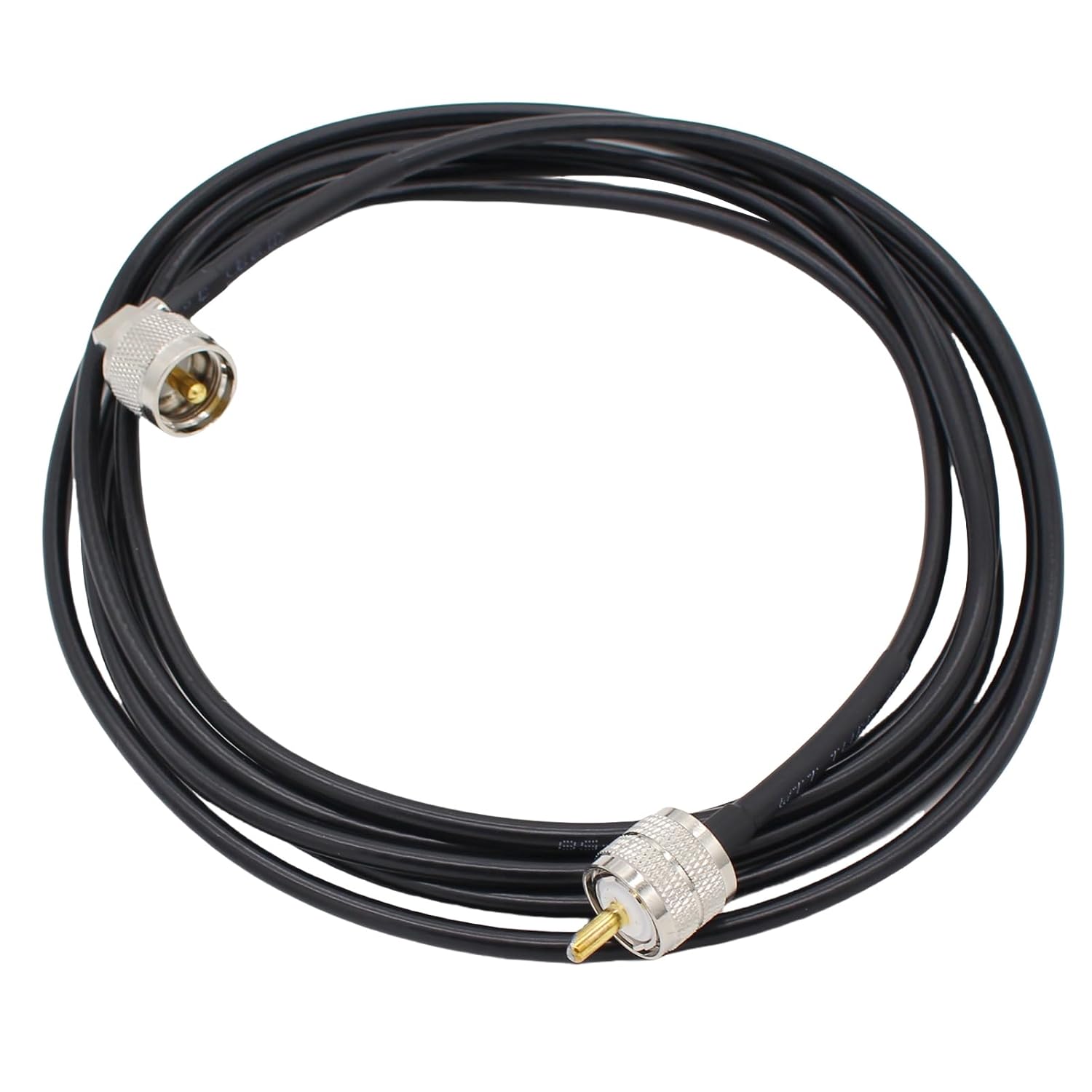 Amazon.com: exgoofit CB Coax Cable 10ft (3m) RG58 UHF Male to Right ...