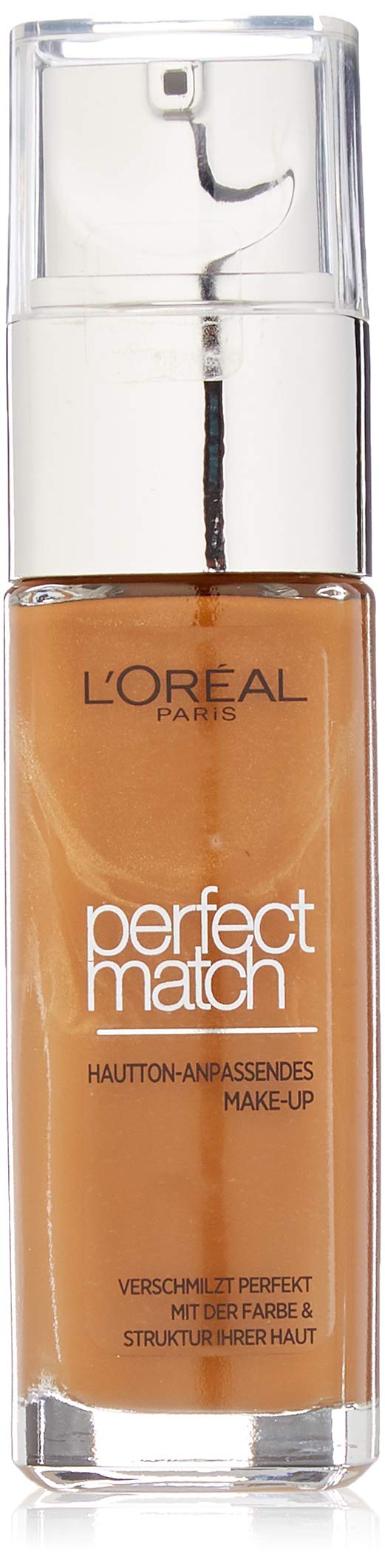 L'Oréal Paris Perfect Match Foundation, flüssiges Make-Up, deckend und ...