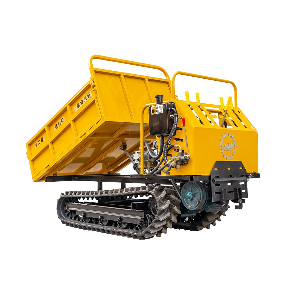 Amazon.com: HENGWANG Small Track Transporter Mini Crawler Dumper with a ...