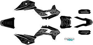 Amazon.com: Kalair GFX Graphics Kit for Kayo Pit Bike TT 125 and TT 140 ...