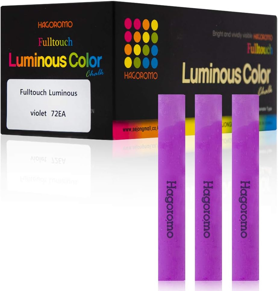 Amazon.com : Hagoromo Fulltouch Luminous Chalk 1 Box, Non-Toxic ...