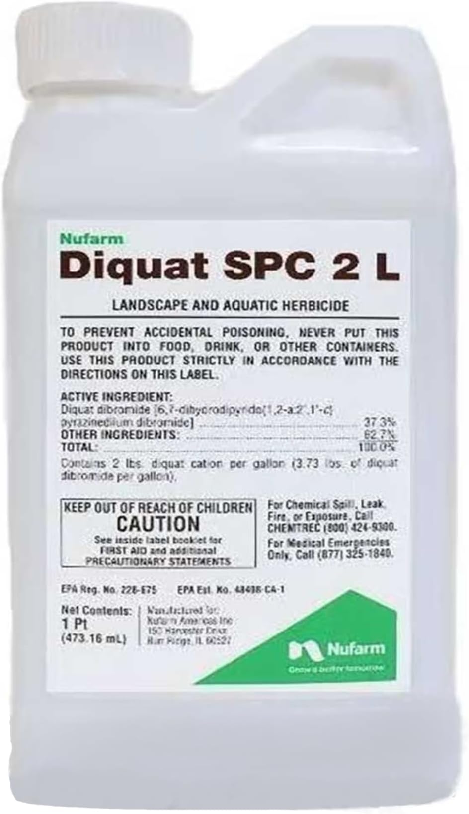 Amazon.com : Nufarm Diquat SPC 2L Broad Spectrum Aquatic Weed Killer ...