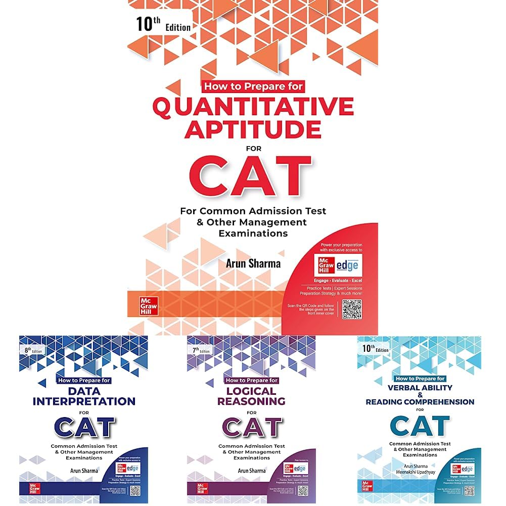 Buy CAT Books by Arun Sharma 2024 ( Set of 4 Books ) || Quantitative ...