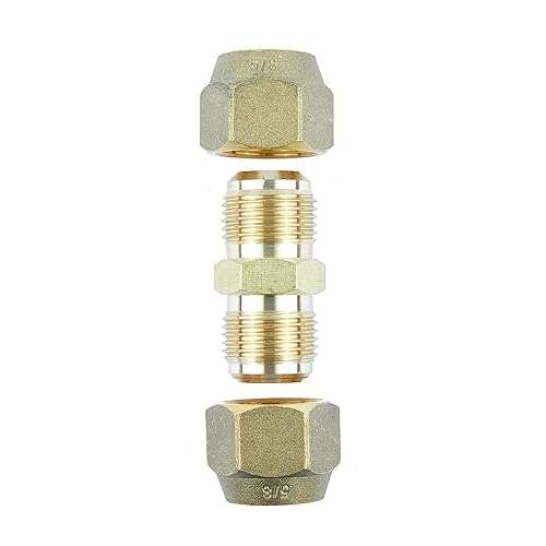 Snapklik.com : Timsec 2Packs AC Copper Pipe Extension Joint Connectors ...