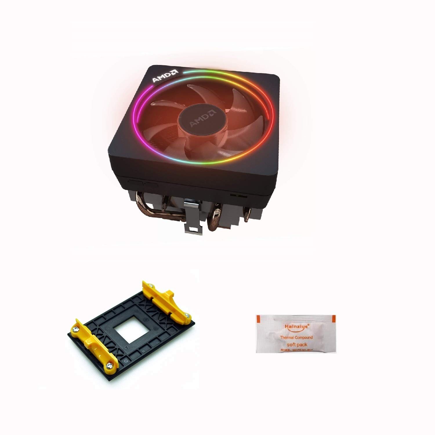 Buy AMD Wraith Prism RGB LED Lighting Socket AM4 4-Pin Connector CPU ...