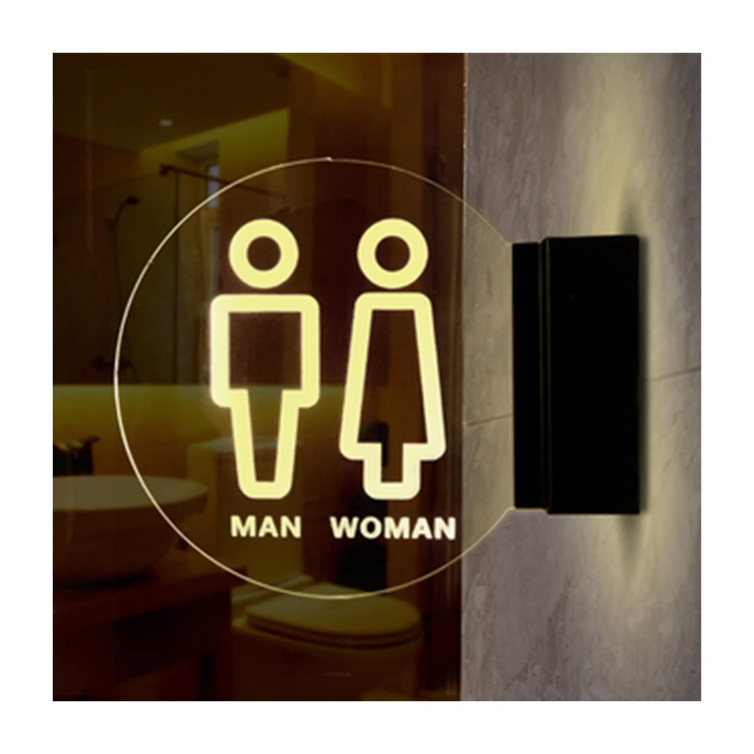 Buy Restroom Sign, LED Neon Light Sign Display, Clear and Longlasting ...