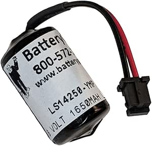 Amazon.com: BatteryGuy LS14250-YMP Replacement 3.6V 1200mAh Lithium PLC ...