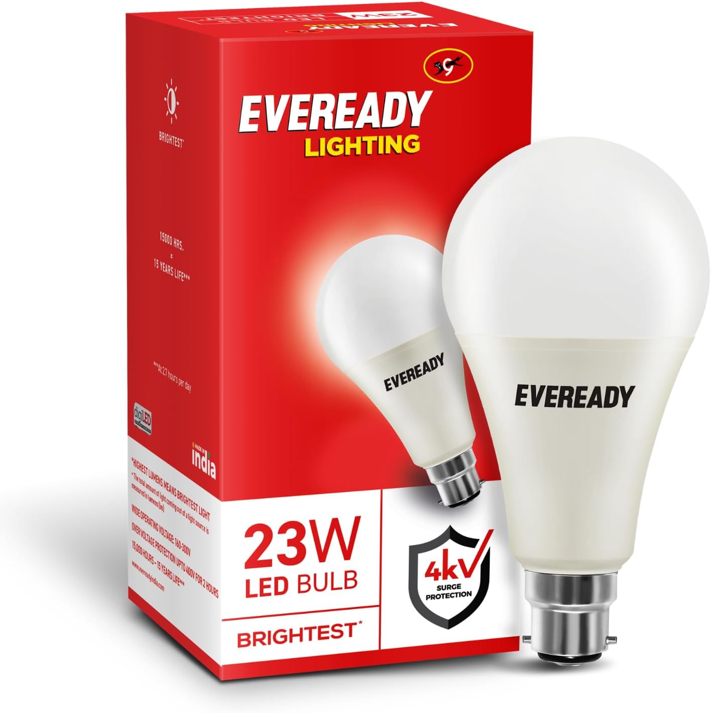 Buy Panasonic Base B22 23-Watt LED Bulb (Pack of 1, Cool Day Light ...