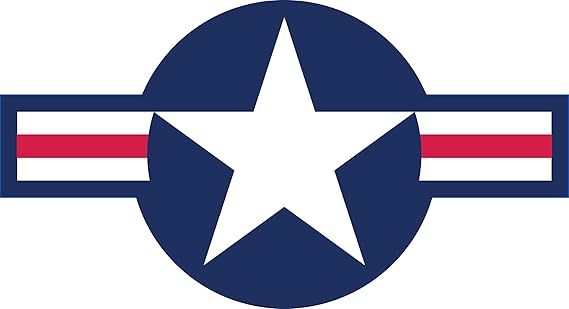 Amazon.com: USAF Symbol Logo Wall Decal 2ft Long Vinyl Reusable Movable ...