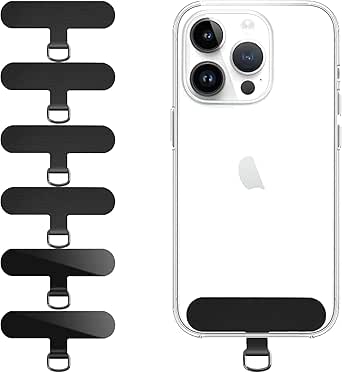 Qyoocom Mobile Phone Chain Holder, Pack of 6, Ultra Thin, Stronger ...