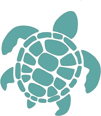 Amazon.com: WickedGoodz Die Cut Sea Turtle Decal - Ocean Bumper Sticker ...