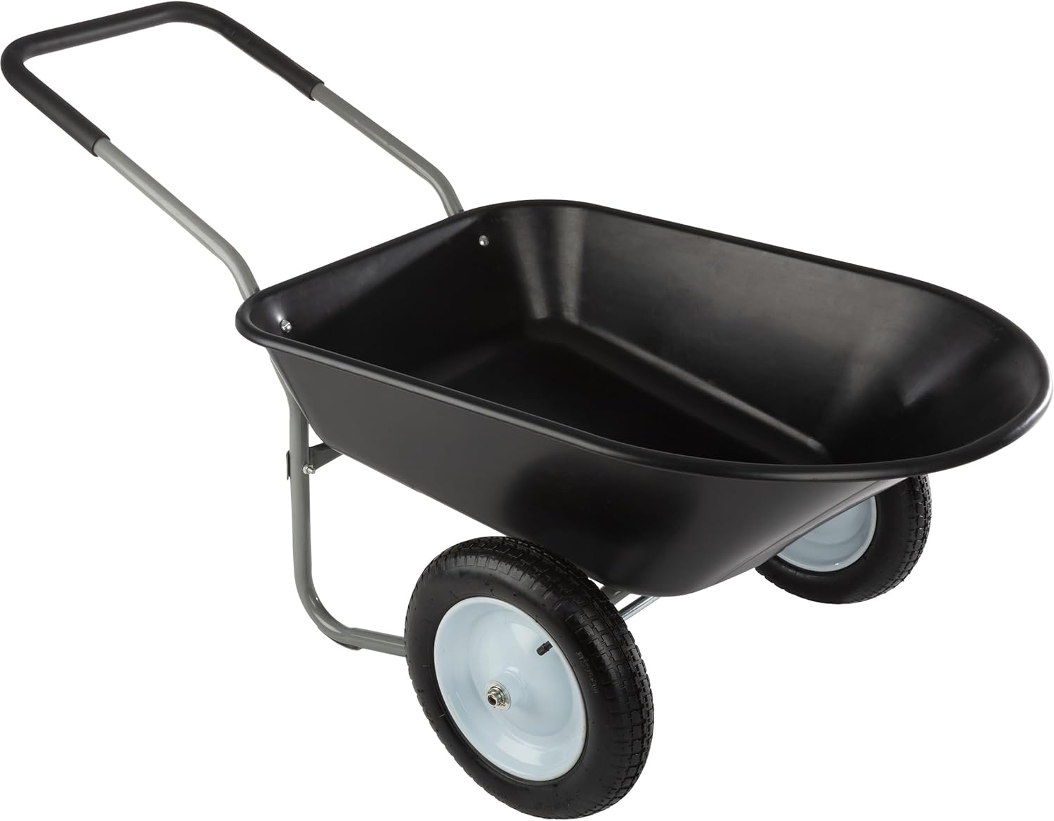 Amazon.com : Wheelbarrow - 2-Wheel Garden Cart with 300lb Weight ...