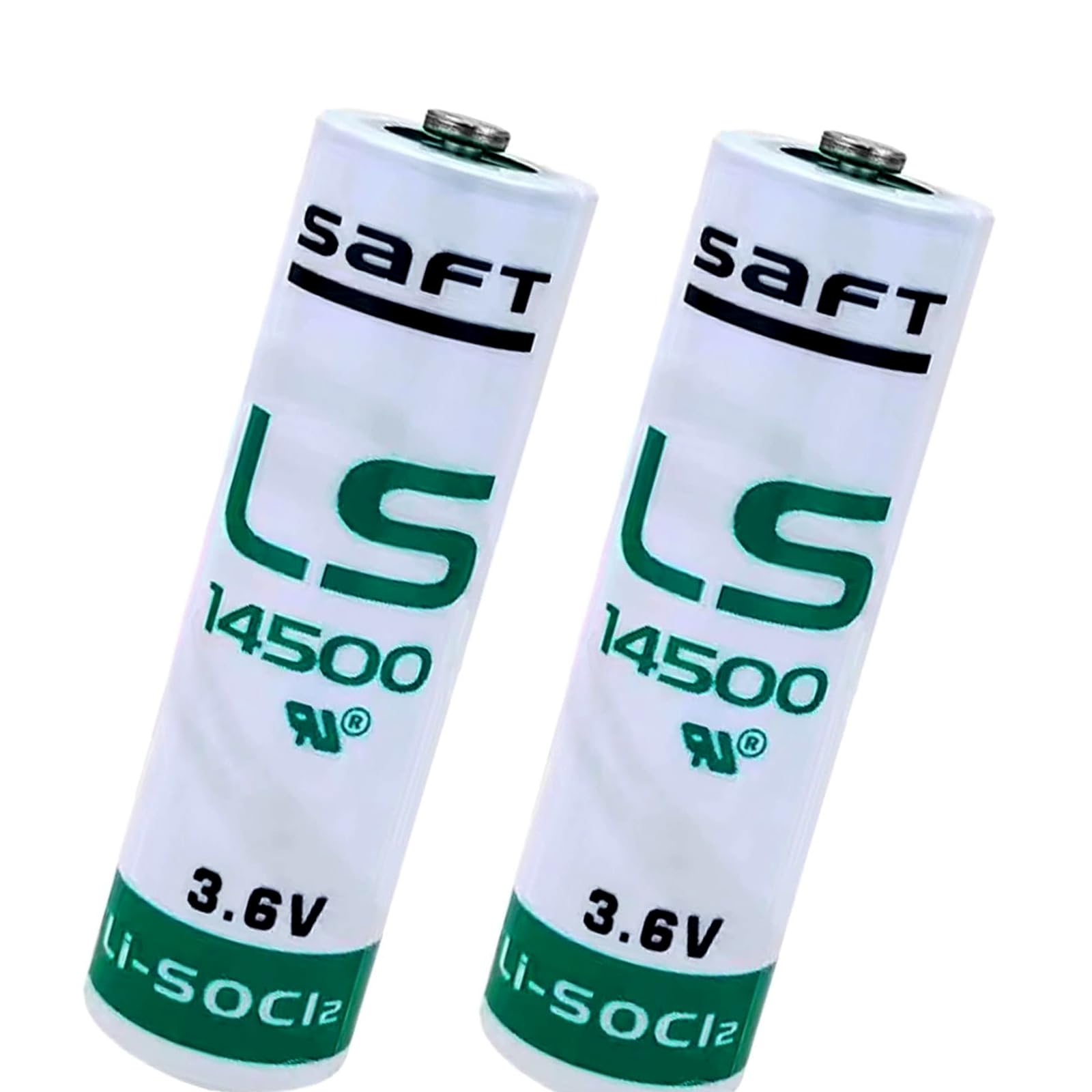 Buy (2 Pack) for SAFT LS14500 LS 14500 3.6V Battery, 2600mAh LS14500 AA ...