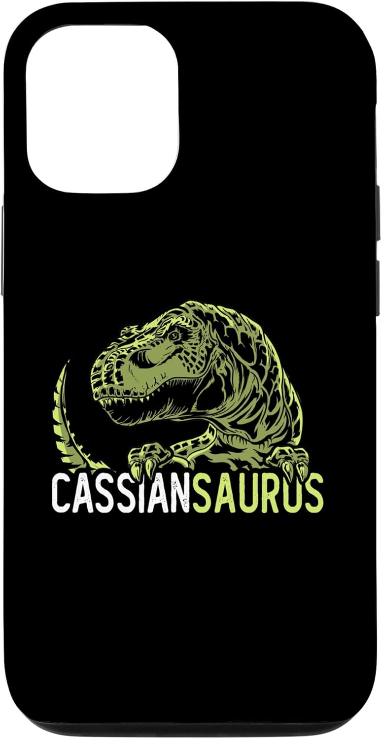 Amazon.com: iPhone 14 Pro Cassian Saurus Personalized Name Dinosaur T ...