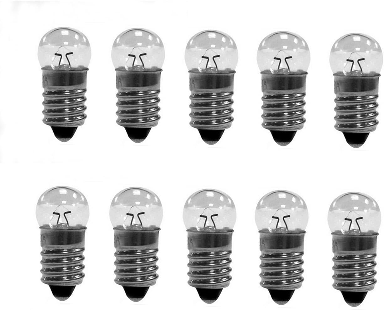 CEC Industries #1447 Bulbs, 18 V, 2.7 W, E10 Base, G-3.5 Shape (Box of ...