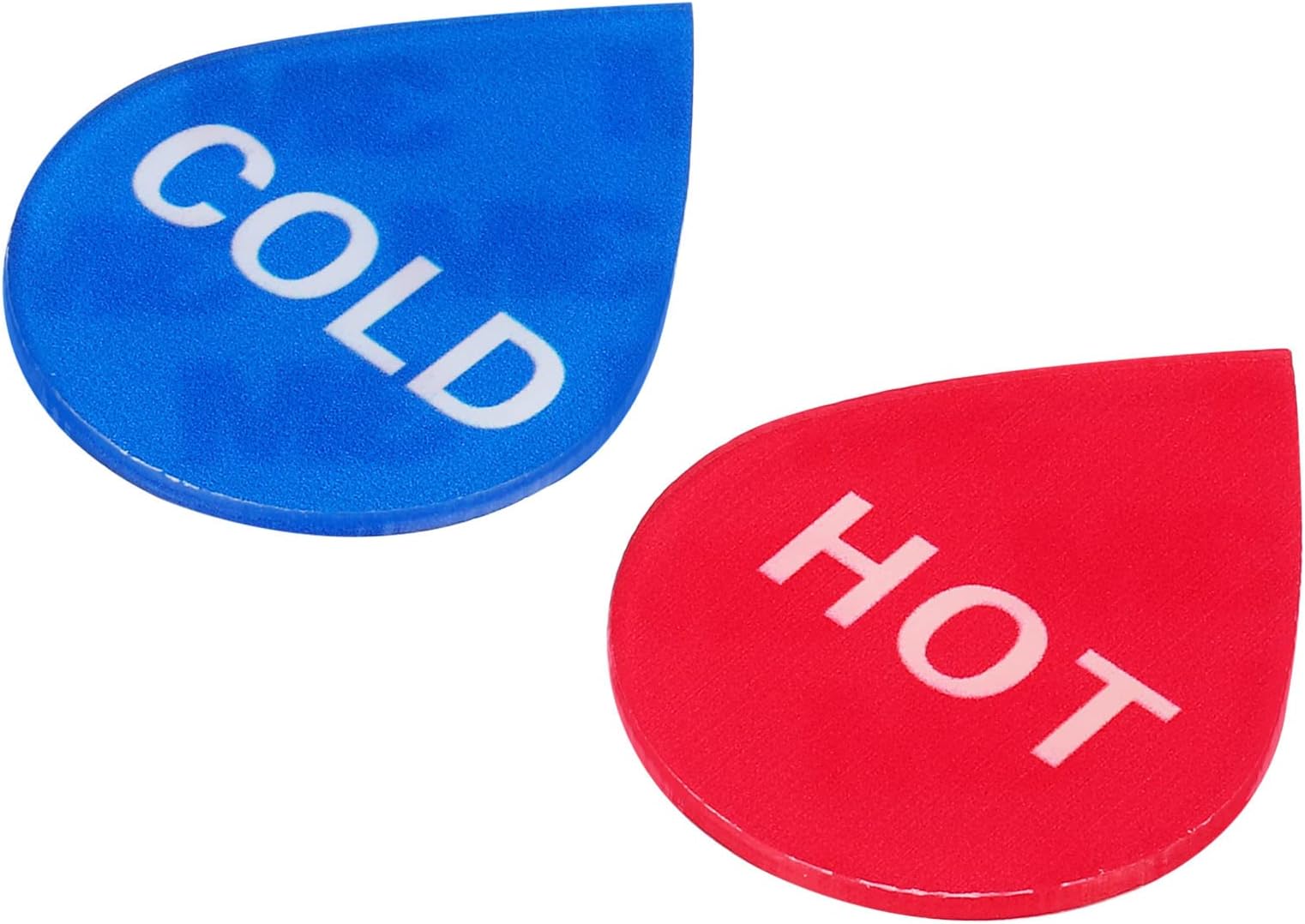 Amazon.com : PATIKIL Self Stick Hot/Cold Water Label, 4 Pairs/8 Pack ...