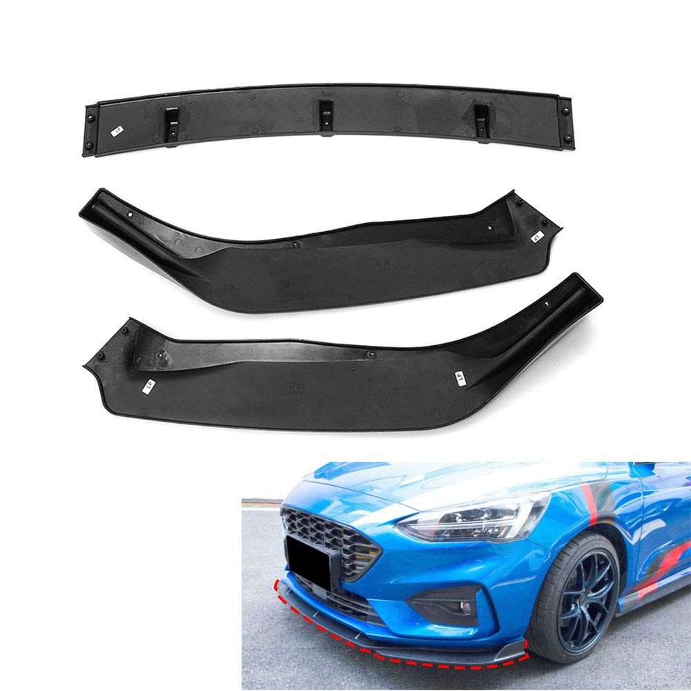 Buy Car Front Bumper Splitter Lip For Ford Focus 2019, Auto ABS Spoiler ...