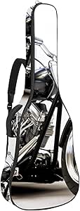Amazon.com: Acoustic Guitar Bag Motorcycle Guitar Case Backpack Gig Bag ...