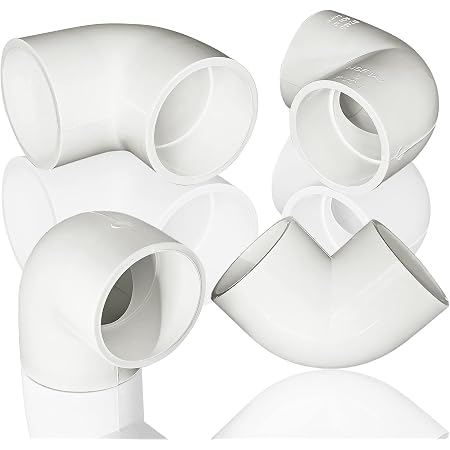 4pcs 1-1/2’’ PVC 90 Degree Elbow, 2 Way Right Angle PVC Pipe Adapter ...