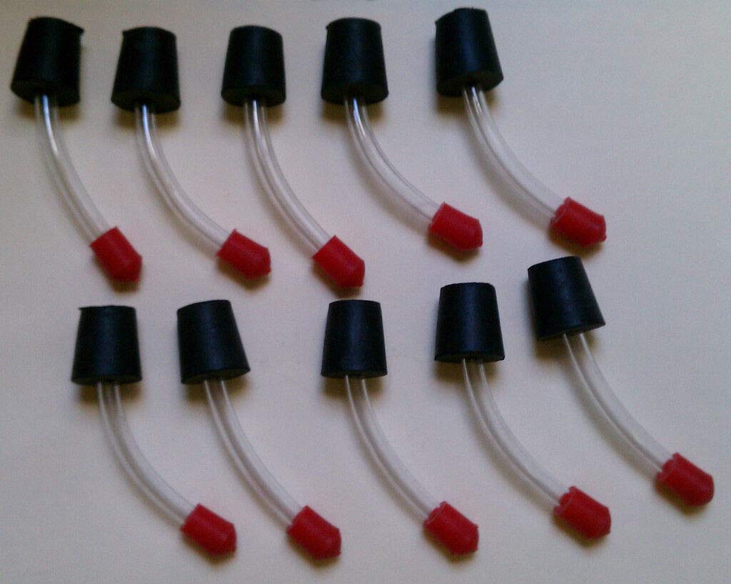 Amazon.com : KapOD 10 PCS Deluxe Hummingbird Feeder Tubes and stoppers ...